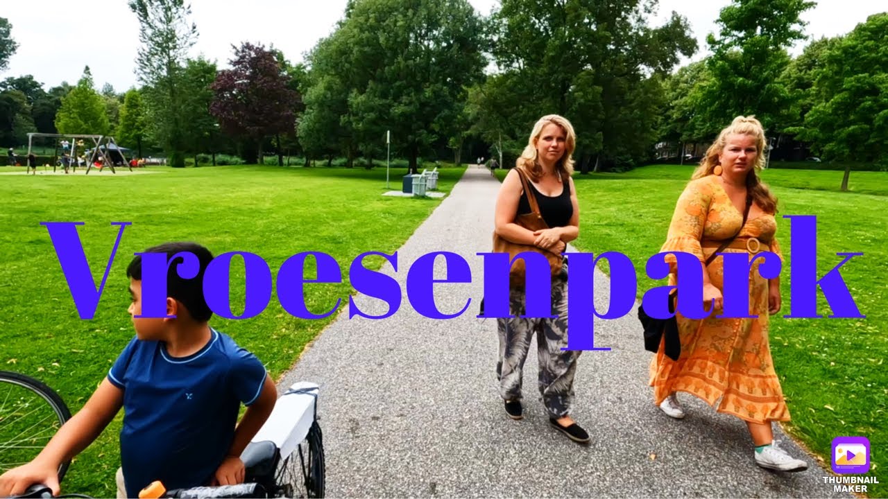 Netherlands 2024 (4K) - Walking on Vroesenpark in Rotterdam - YouTube