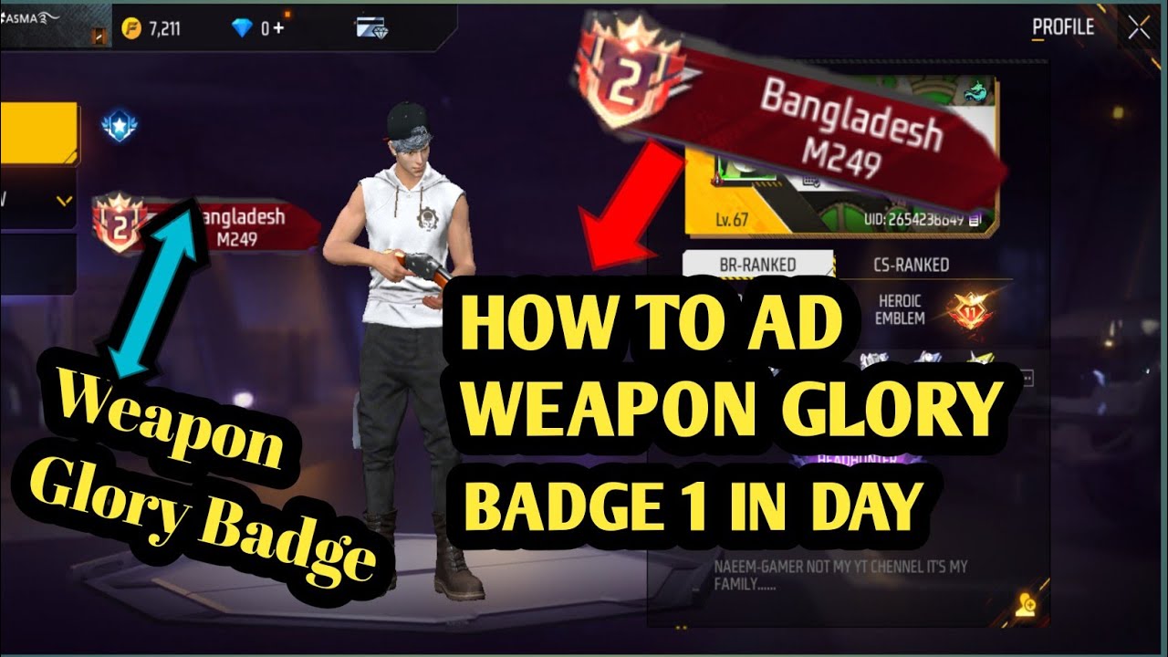 Weapon Glory Badge in 1 Day 😱👻 Br Ranked Hidden Tricks 🥵 ll Garena Free ...