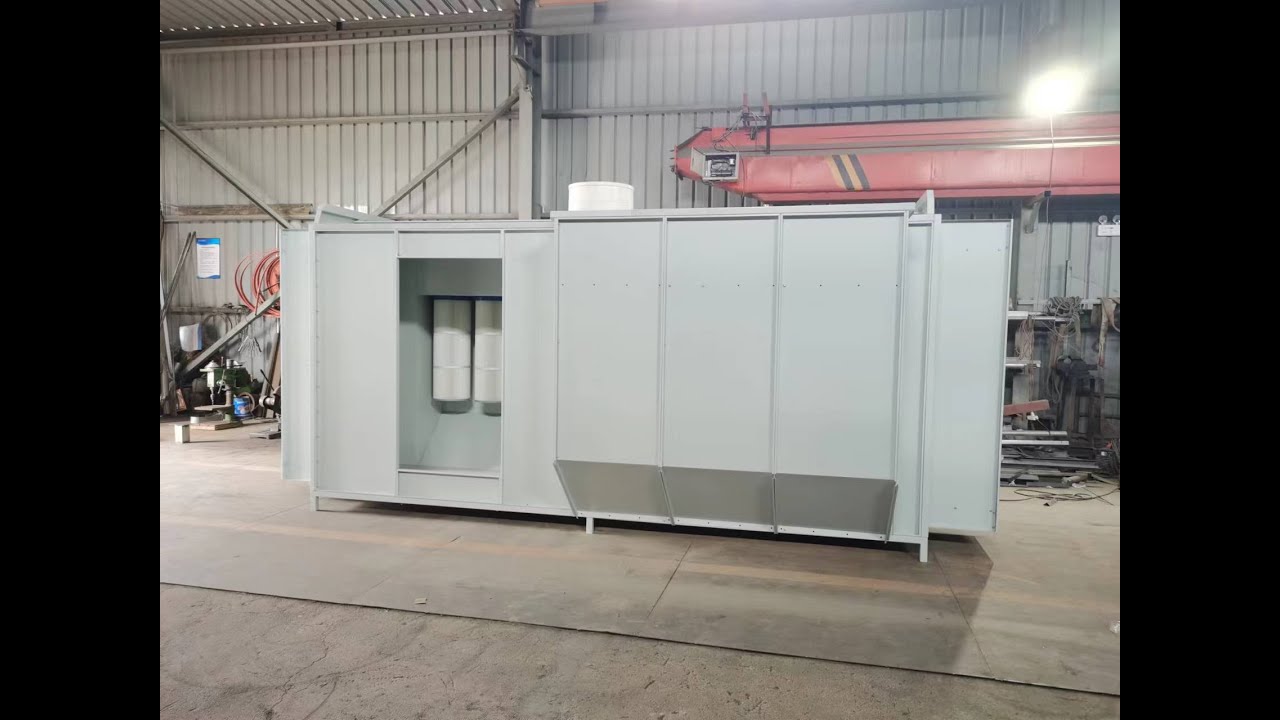 Factory video---Manual Double-station Paint Chamber System for Powder ...