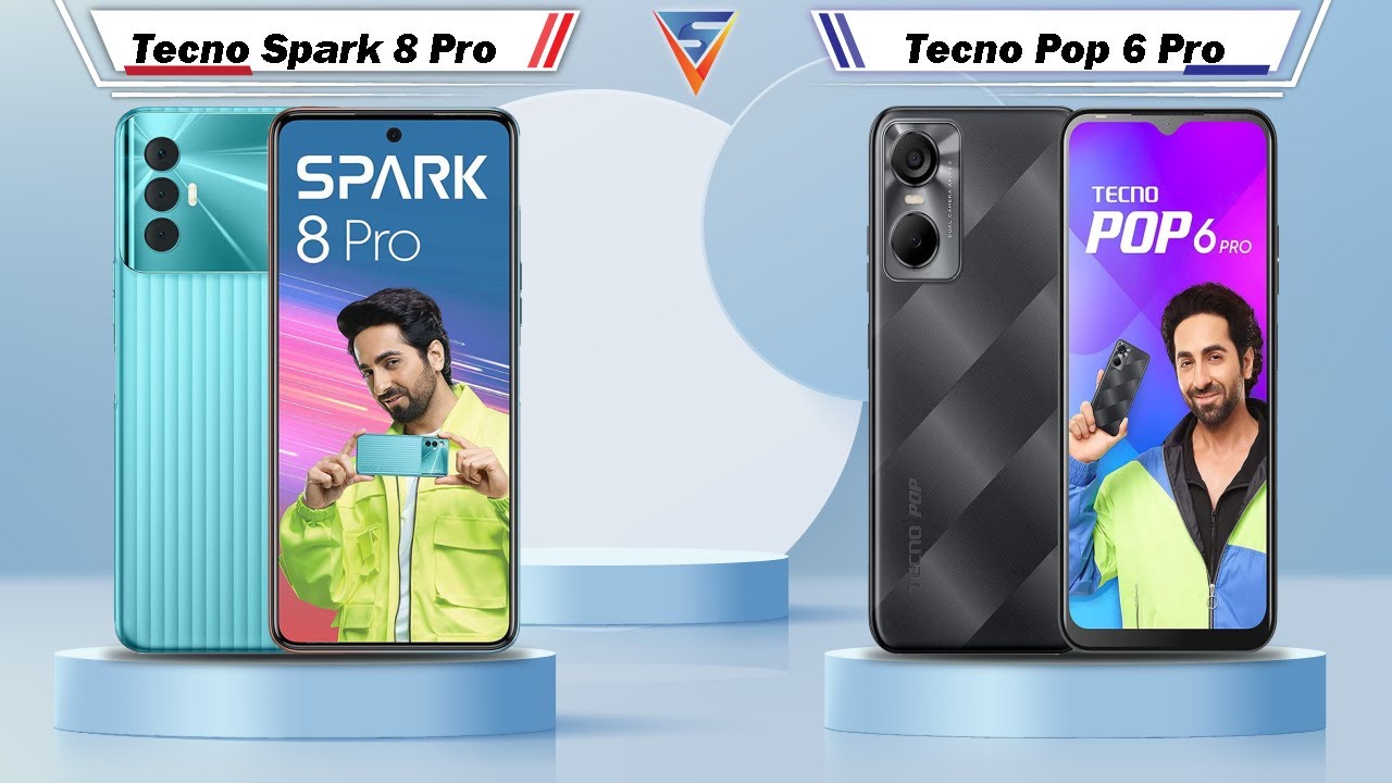Tecno Spark 8 Pro Vs Tecno Pop 6 Pro | Tecno Pop 6 Pro Vs Tecno Spark 8 ...