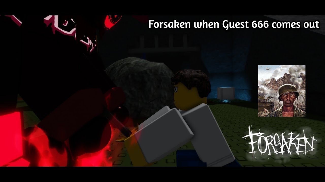 Forsaken when Guest 666 comes out #forsakenroblox #robloxanimation ...