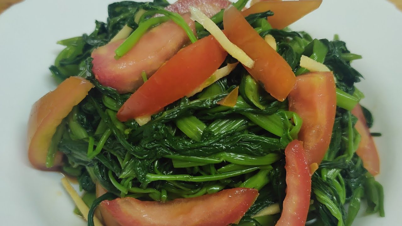 KangKong Salad | ensaladang Kangkong - Ilokano Salad - YouTube