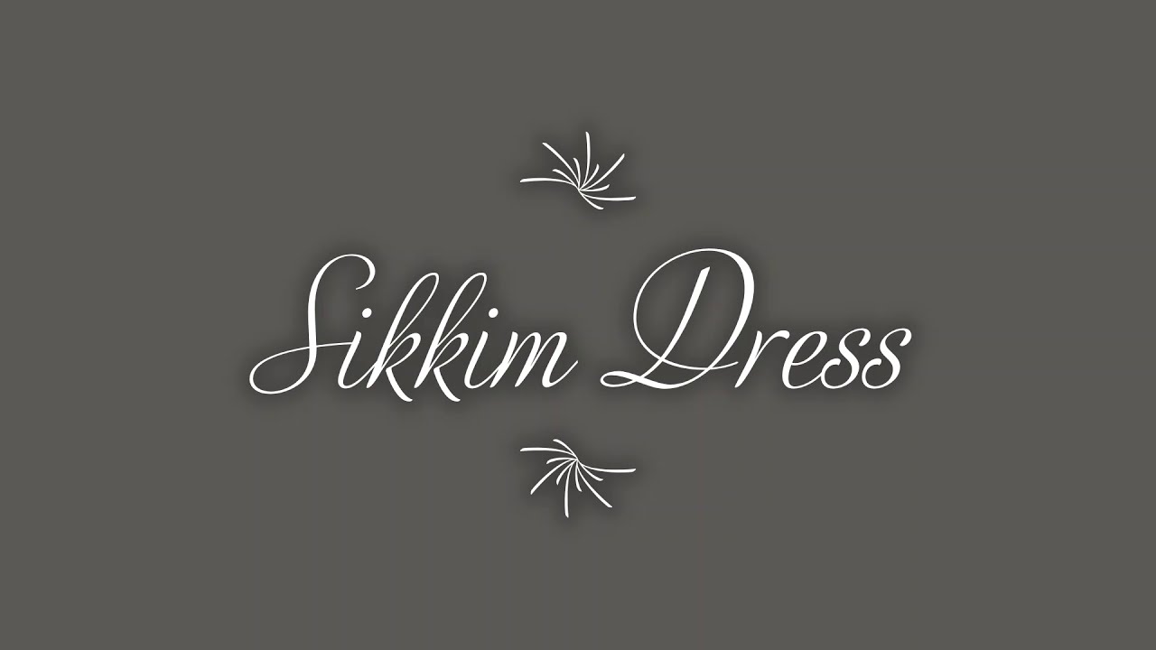SIKKIM DRESS |Sikkim style dress made by paper | - YouTube