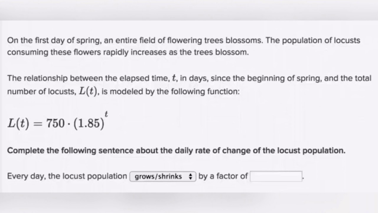 Advanced Interpretation of Exponential Models - YouTube