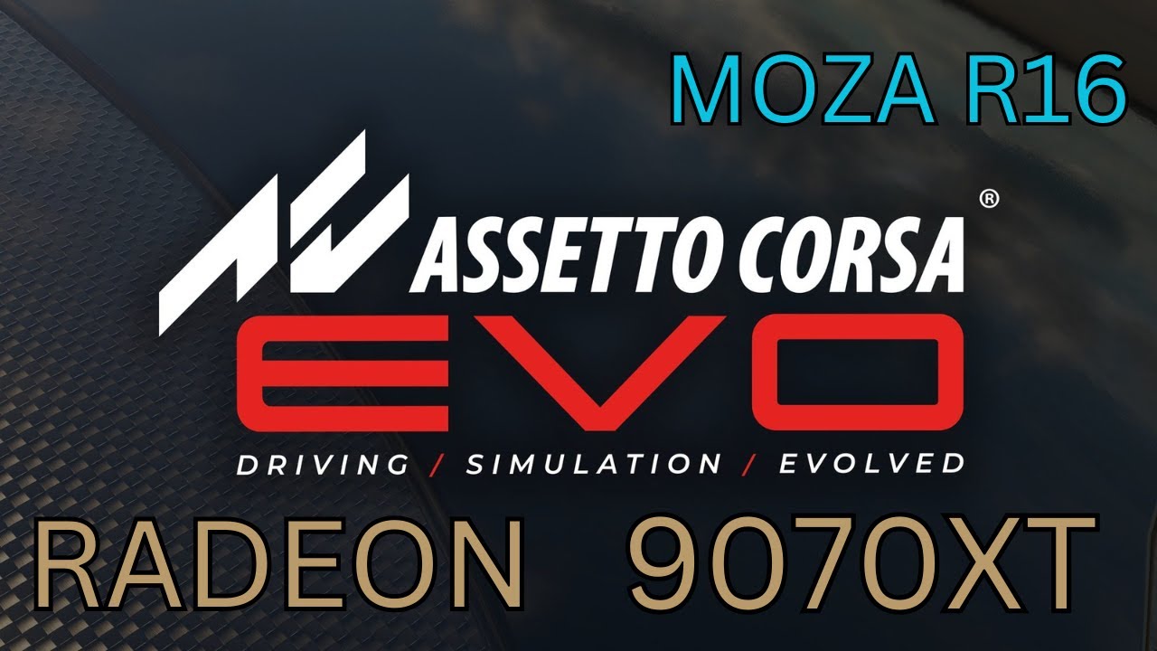 AC Evo....9070xt..800x3d..Moza r16...its pretty rough! - YouTube