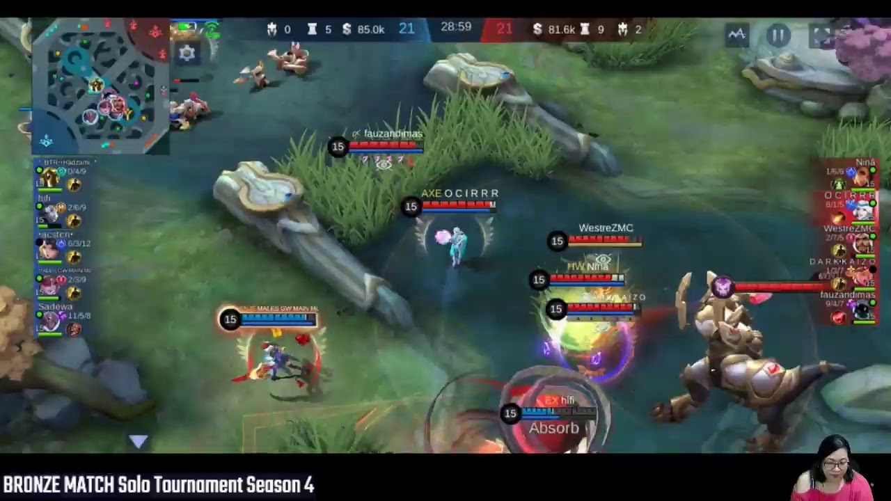 Bronze Match Mobile Legend Solo Tournament Season 4 - YouTube