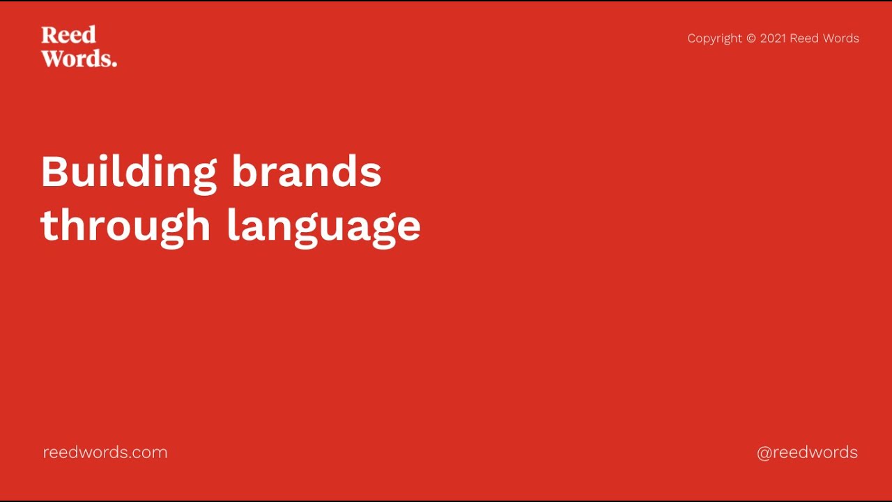 Better Words: Building a brand language for your ethical business - YouTube