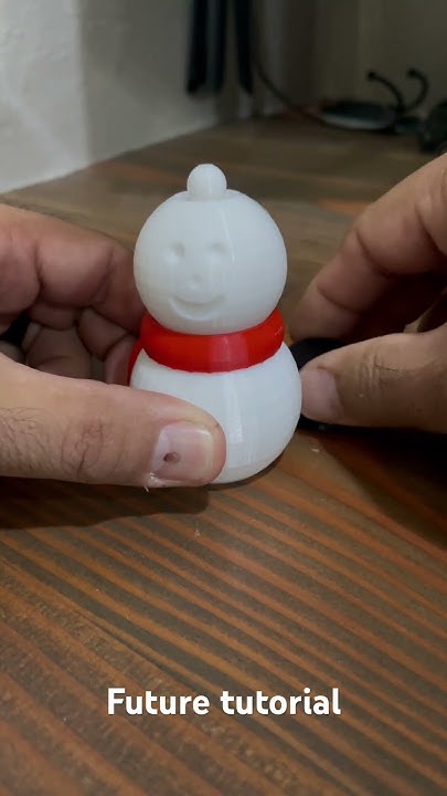 Snowman made in Tinkercad. #tinkercad #snowman #tutorial - YouTube