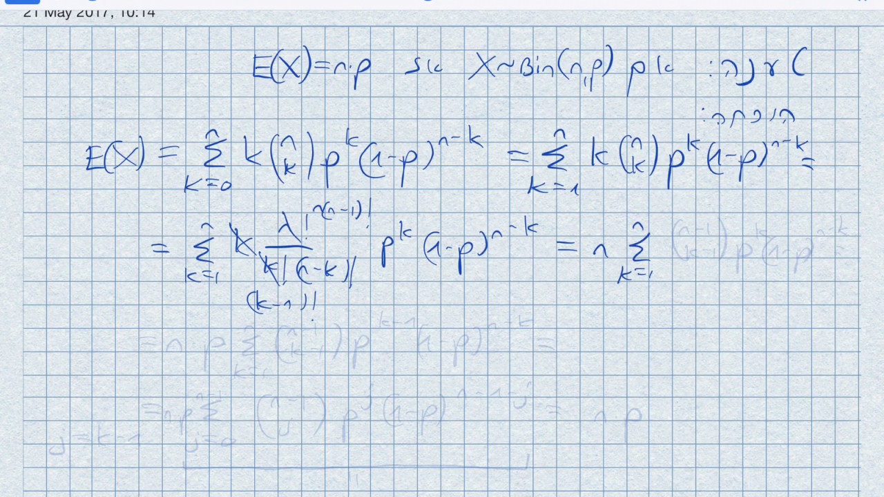 Binomial Expectation - YouTube