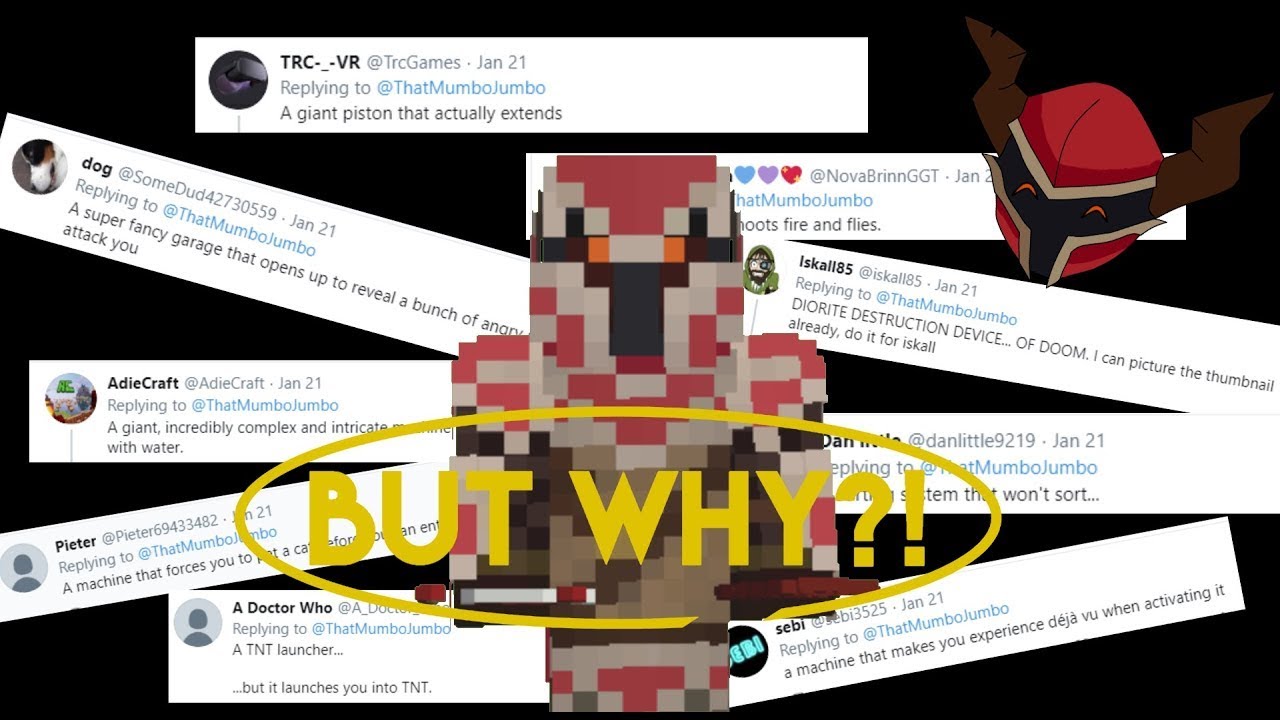 I BUILD MUMBO JUMBOS SILLY REDSTONE IDEAS! - YouTube