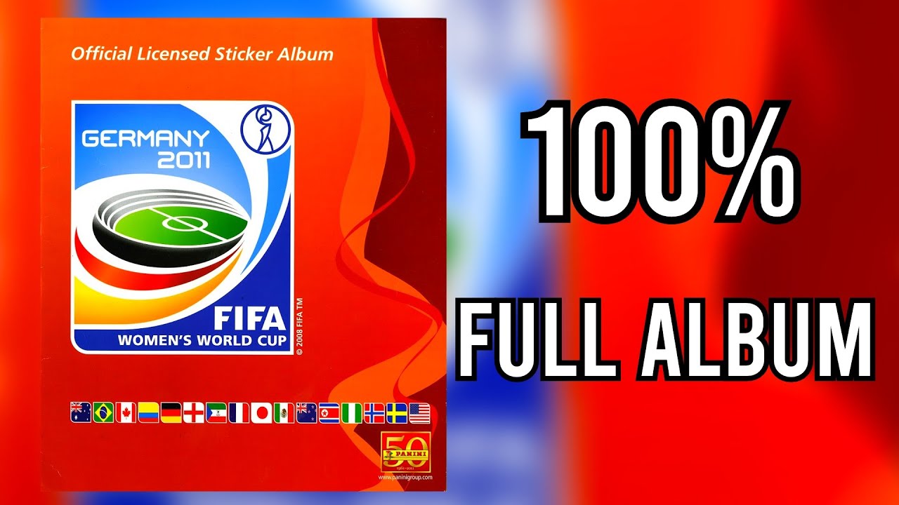 Panini Full Sticker Album FIFA Women's World Cup Germany 2011 100% ...