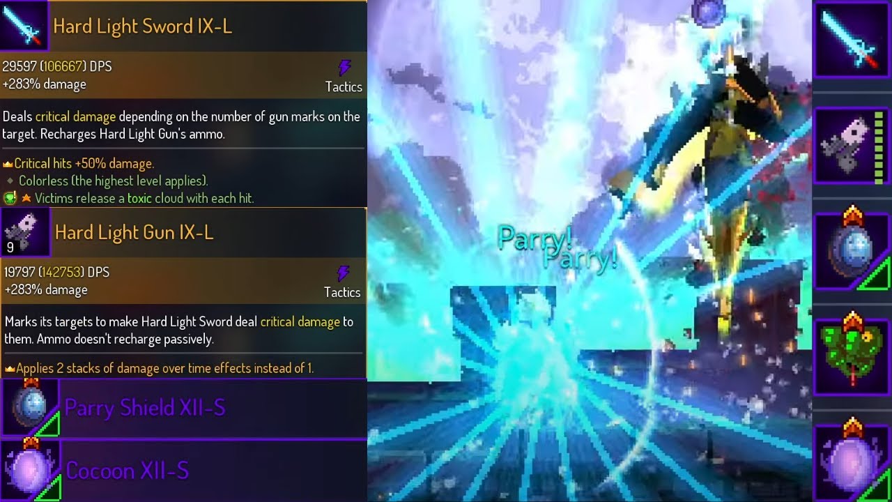 Dead Cells | Hard Light Sword & Gun Showcase - YouTube