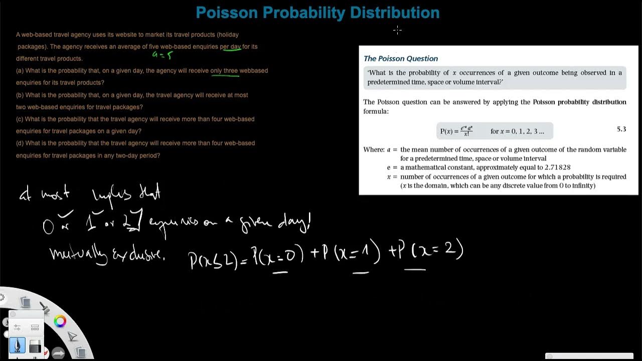 Poisson Probability Distribution - YouTube