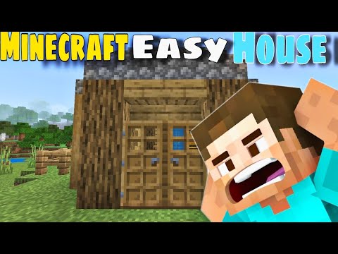 MINECRAFT EASY STARTER HOUSE || PE/BEDROCK - YouTube