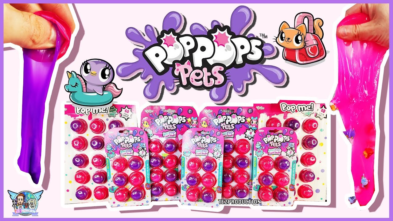 72 POP POPS PETS A ECLATER !!! UNE TONNE DE SLIME & FIGURINES !!! - YouTube