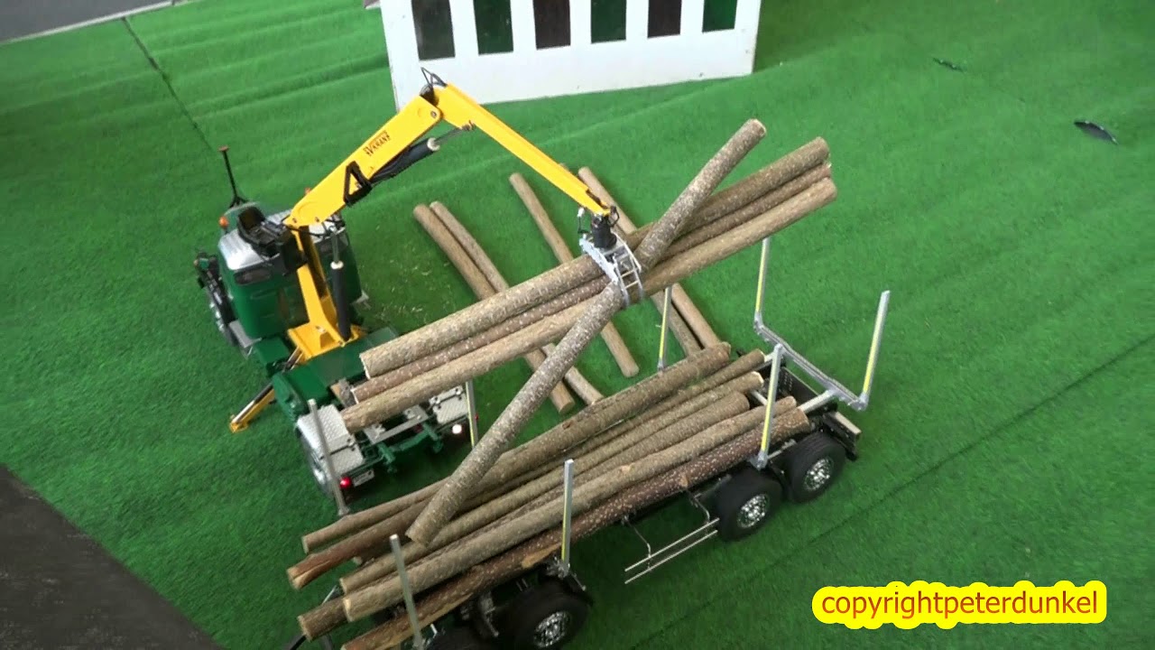 RC HOBBY heavy log lifter saurer sevelen lyss effingen - YouTube
