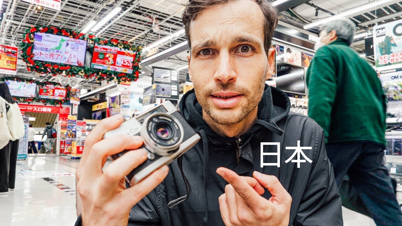 Trying Weird Cameras while Shopping in Tokyo ! - YouTube
