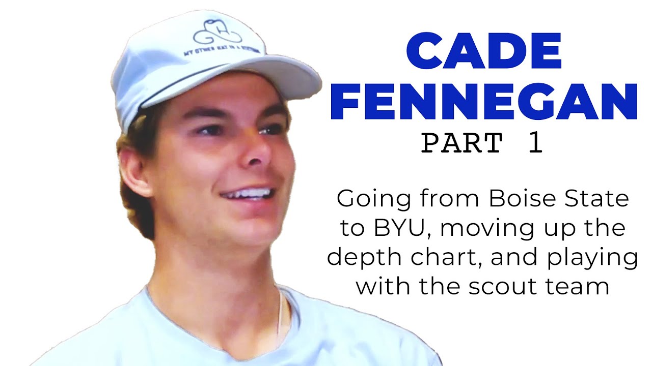 BYU quarterback Cade Fennegan talks about going from Boise State to BYU ...