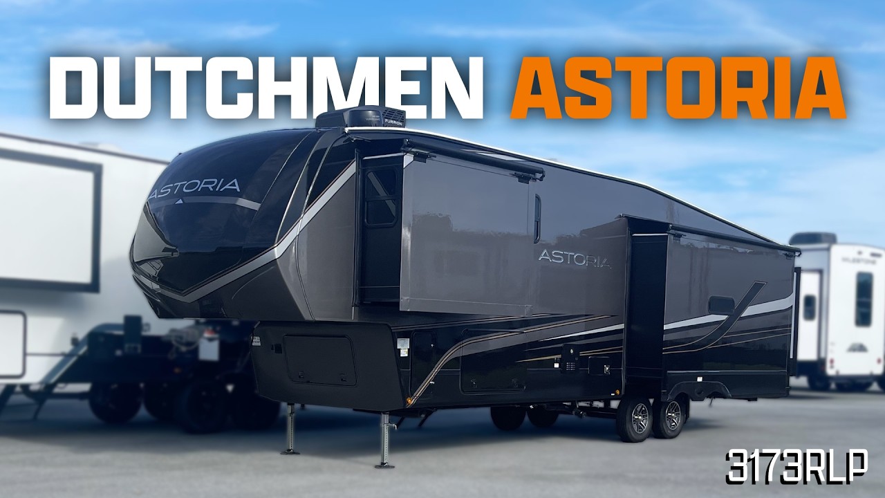 BLACK OUT 5th Wheel! Dutchmen Astoria is AMAZING! - YouTube
