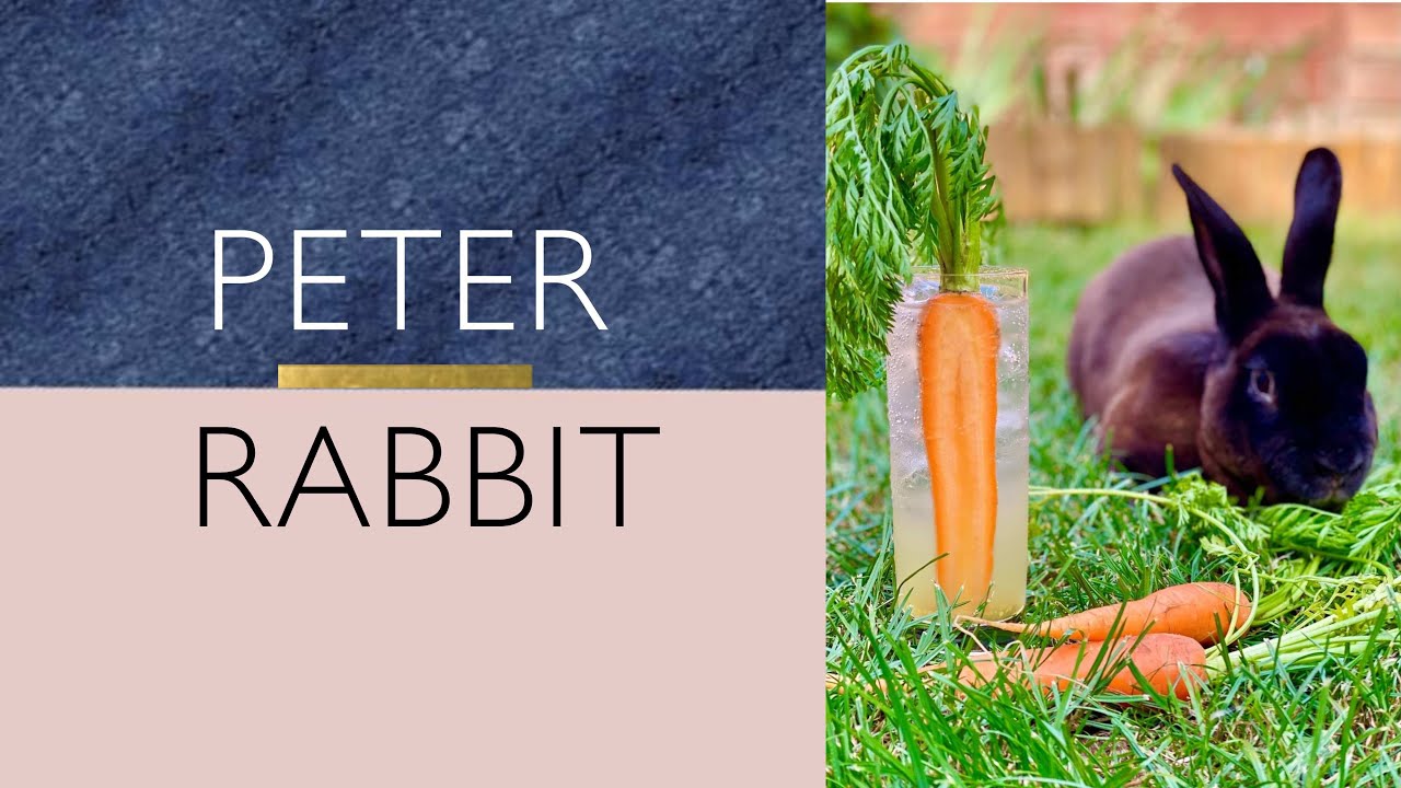 Peter Rabbit cocktail tutorial - YouTube