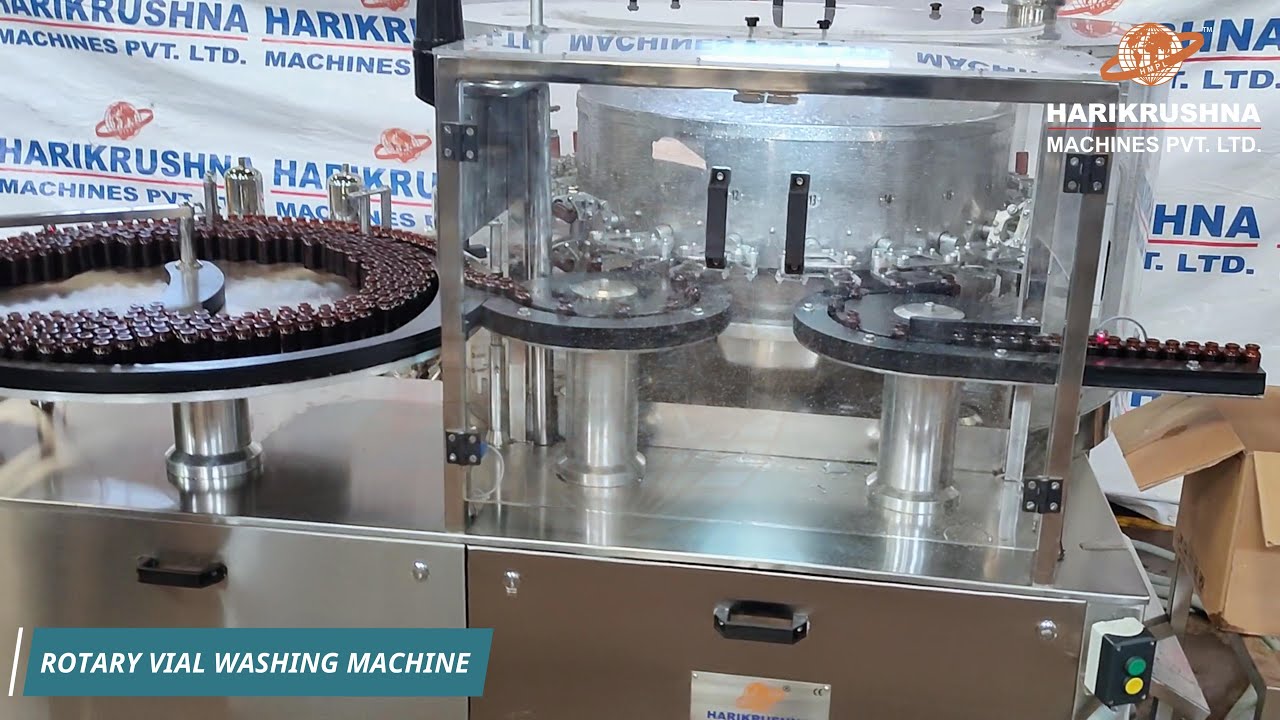 Rotary Vial Washing Machine | Vial Washing Machine | Vial Washer by ...