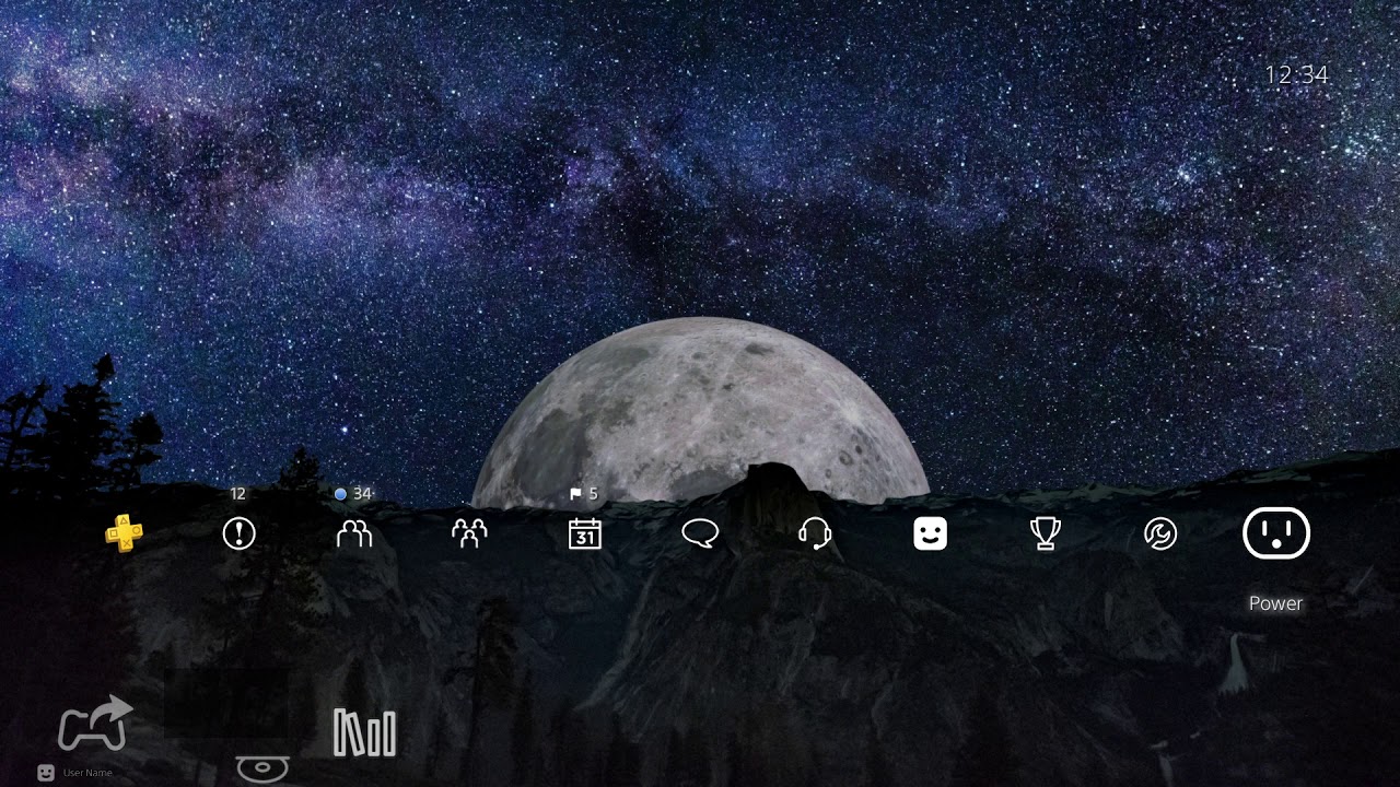 Super Moon Rising PS4 Theme - YouTube