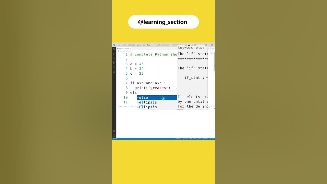 Greatest Among Three Numbers Python learning section YouTube greatest-among-three-numbers-python-learning-section-youtube