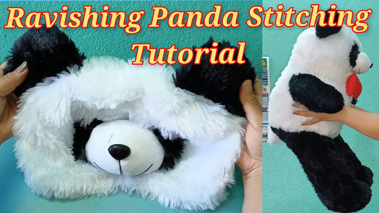 How To Make Panda🐼 At Home Part 8/Without Tailoring Machine Panda ...