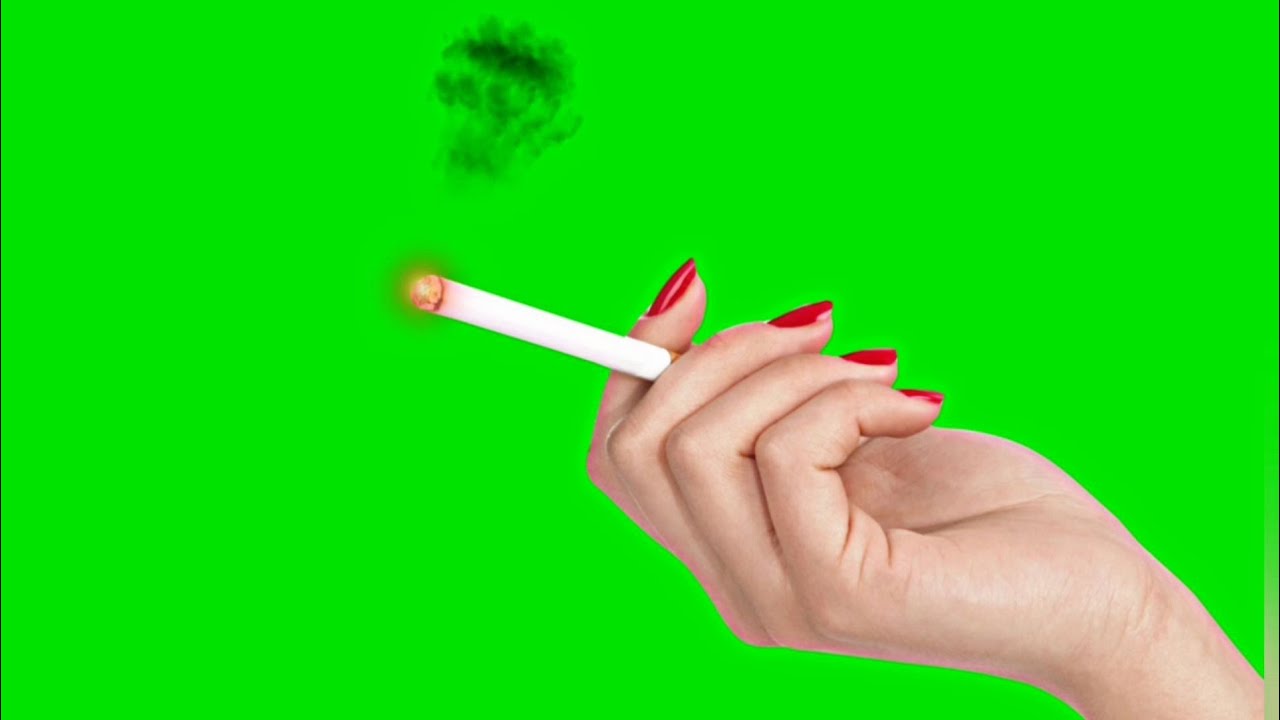 Smoking Green Screen || Girls Smoking Green Screen || Smoke Green ...