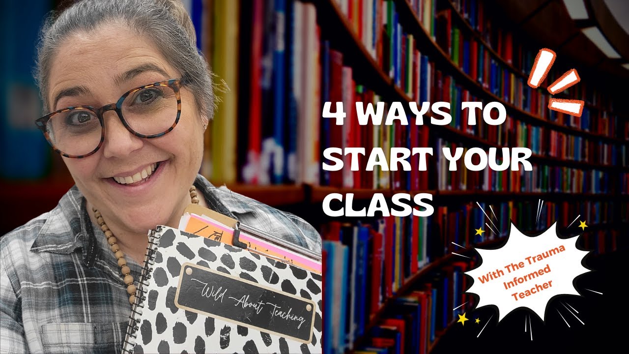 TEACHER TIPS FRIDAY Episode 1 | 4 Ways To Start Your Class - YouTube