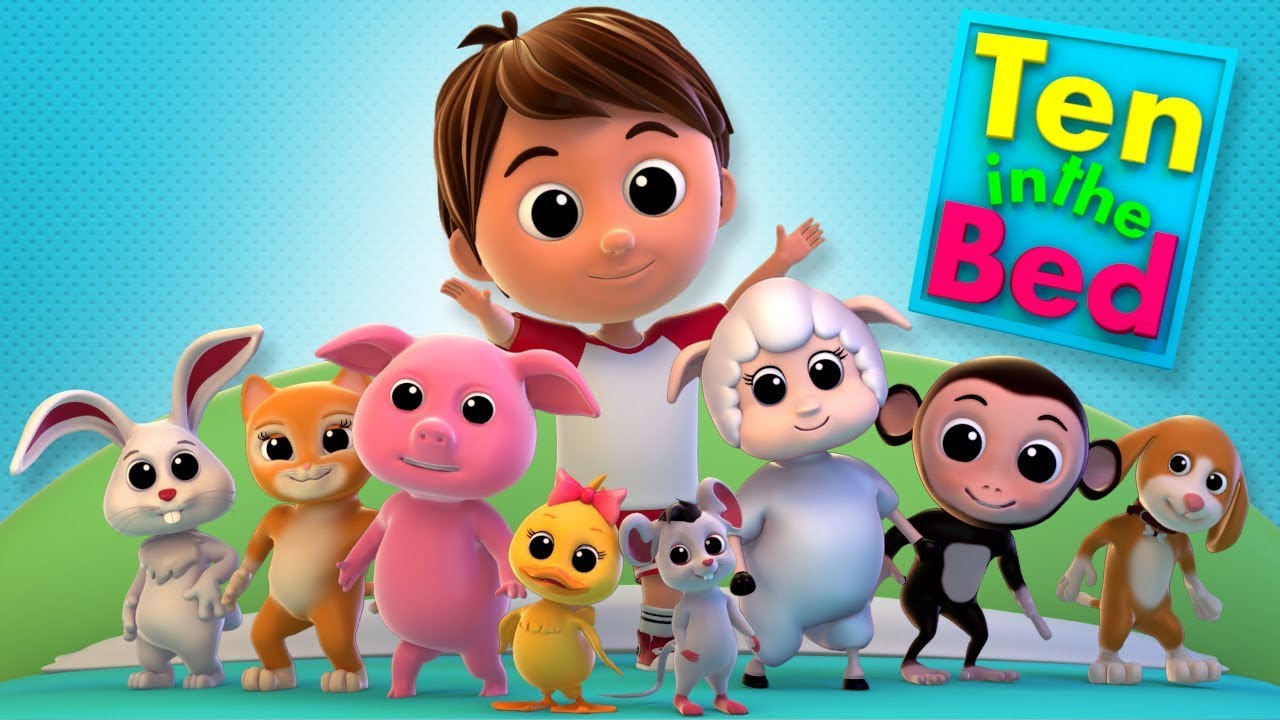 Ten In The Bed | Nursery Rhymes | Baby Songs | Children Rhyme By luke ...