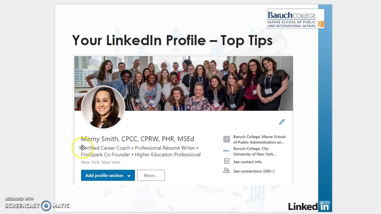 Maximizing LinkedIn For Your Career Part I YouTube Maximizing LinkedIn For Your Career Part I YouTube