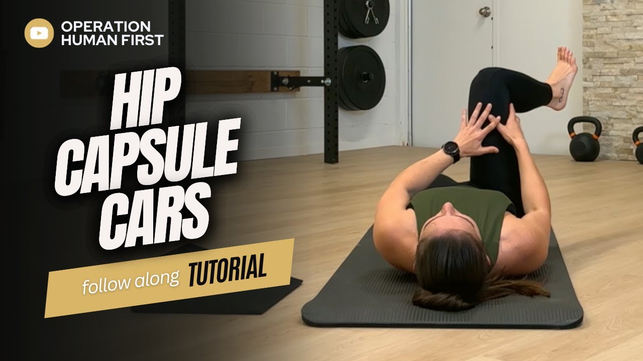 Supine Hip Capsule CARs (Mobility Tutorial) - YouTube