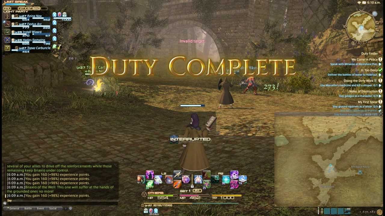 FFXIV ARR - Guildhests Lv.25 - All's Well that Ends in the Well - YouTube