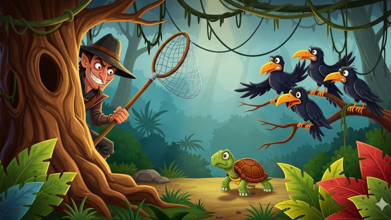 Turtle and crow story in hindi | #hindikahaniyanforkids |#youtube |# ...
