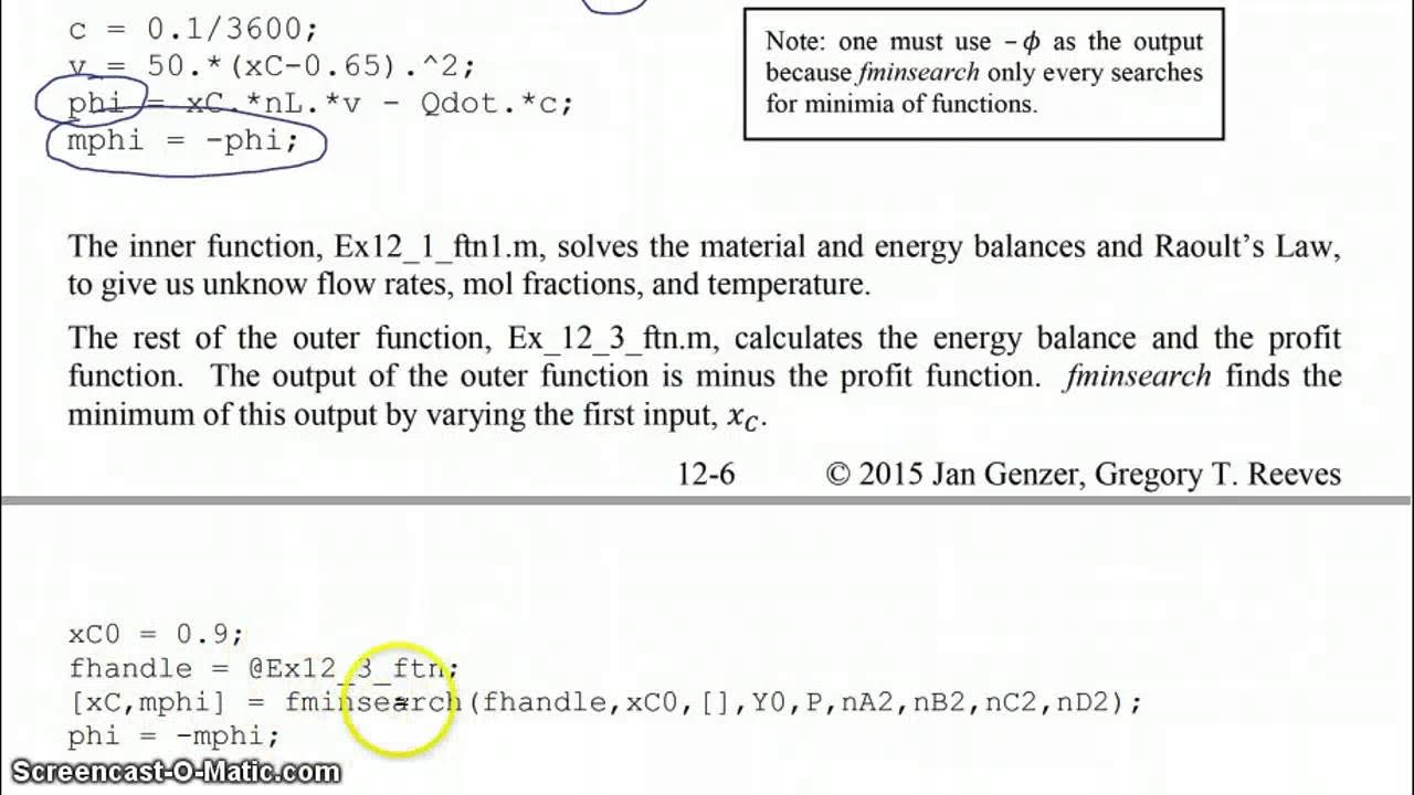 Using fminsearch together with fsolve to minimize a function - YouTube