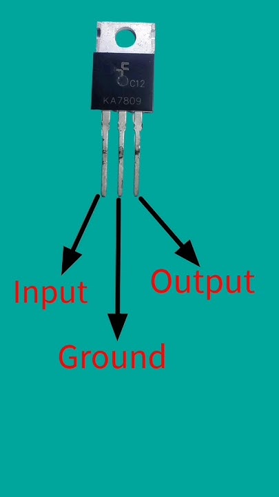 7809 voltage regulator circuit diagram !! lm7809 12v to 9v #electronic ...