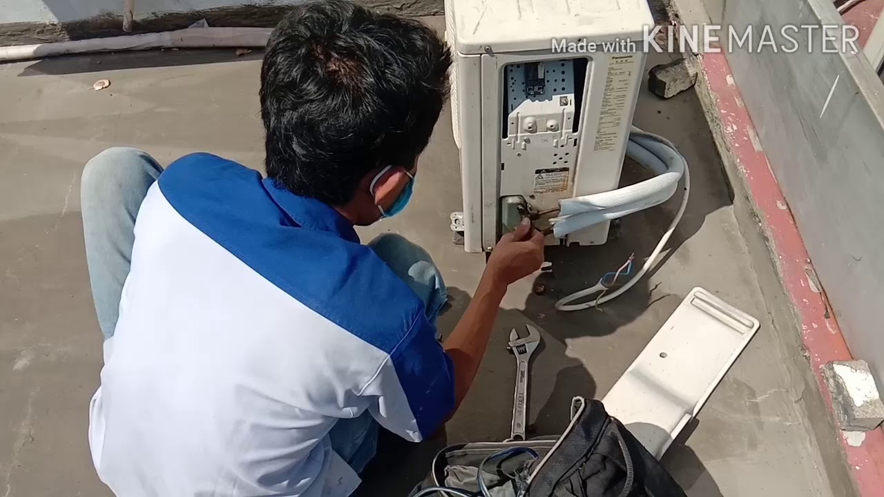 Cara menurunkan Amper tinggi pada unit AC panasonic 2PK - YouTube