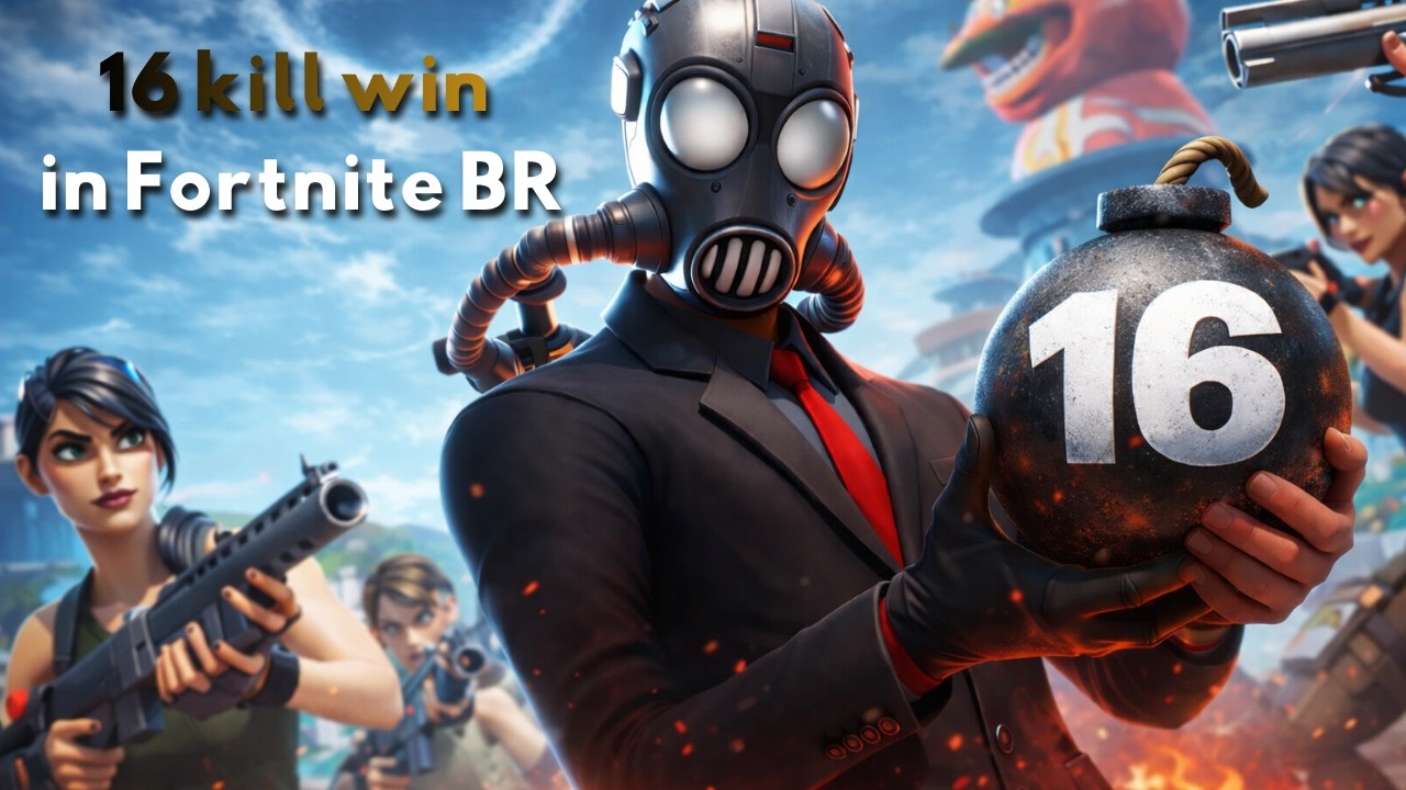 16 KILL WIN IN FORTNITE BR! - YouTube