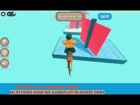 JOGANDO HORSE OBBY AQUI NO ROBLOX - YouTube