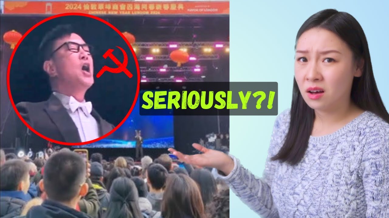 CCP propaganda openly spread in London - YouTube