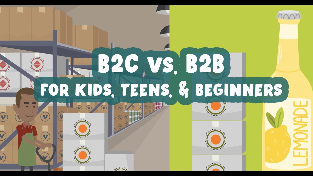 B2C vs. B2B | Entrepreneurship for Kids, Teens, and Beginners | Kid ...