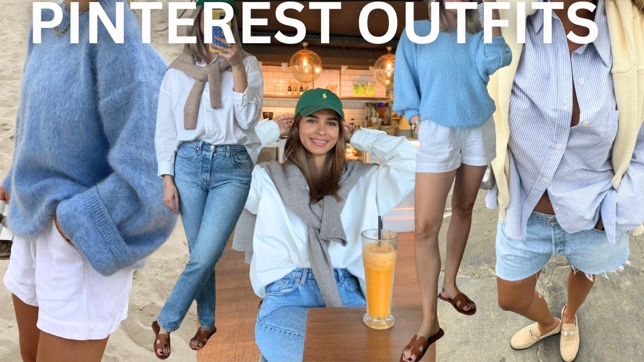 RECREATING SPRING PINTEREST OUTFITS 2024 | Casual Outfit Ideas - YouTube