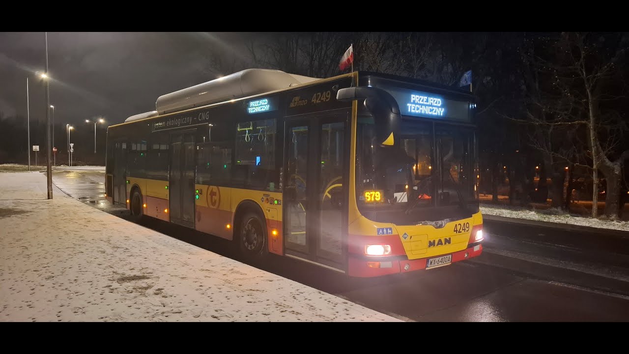 Linia #122 MAN NL313 Lion's City CNG #4249 - YouTube