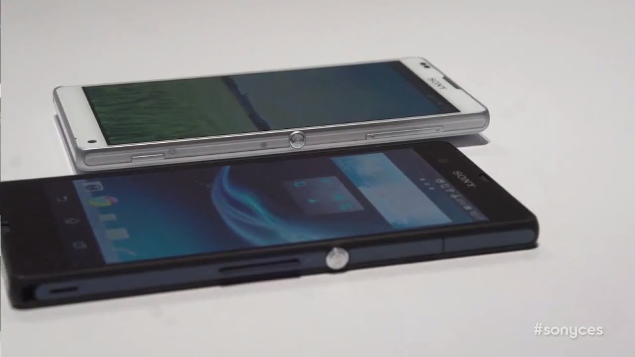 CES 2013: New Sony Xperia™ Z and Xperia™ ZL Phones (First Look) - YouTube