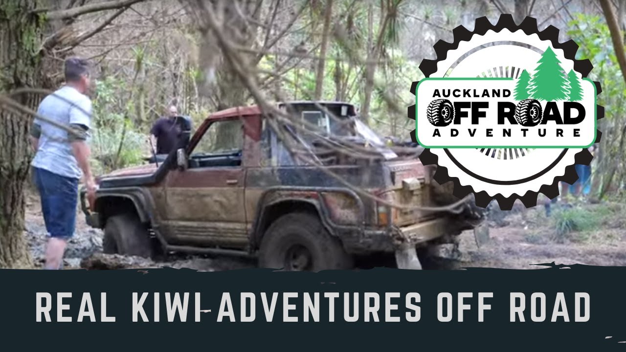 Auckland Off Road Adventure Park Fun in Woodhill Forest 4wding! - YouTube