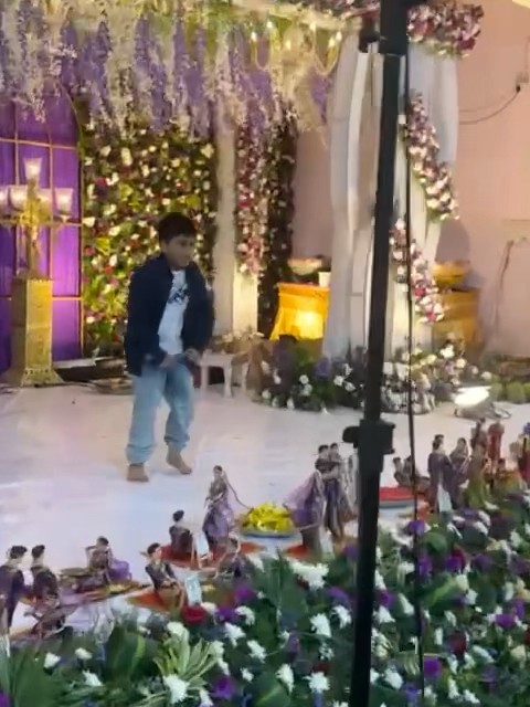 Dakshith dance performance in my daughter engagement #dailyvlogs #dance ...