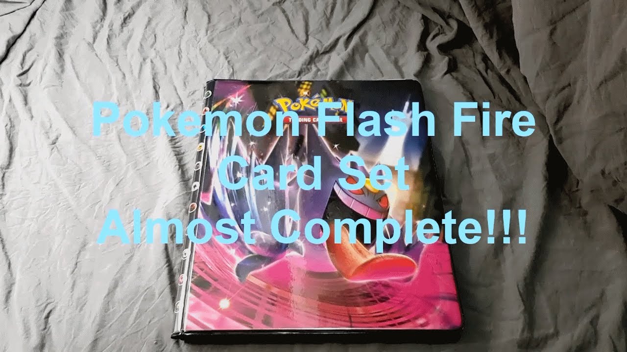 Pokemon Flash Fire Trading Card Set - Almost Finished, including Rare ...