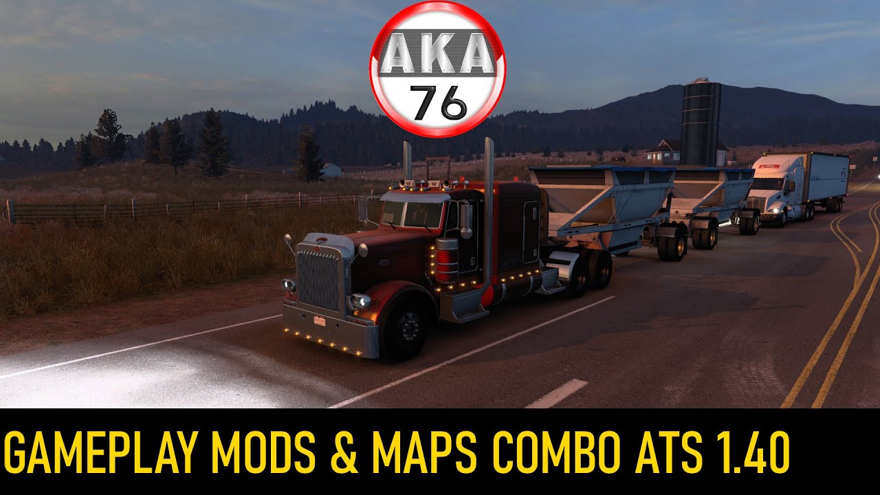 -46 ETS2 Gameplay Mods Combo & Maps Combo - YouTube