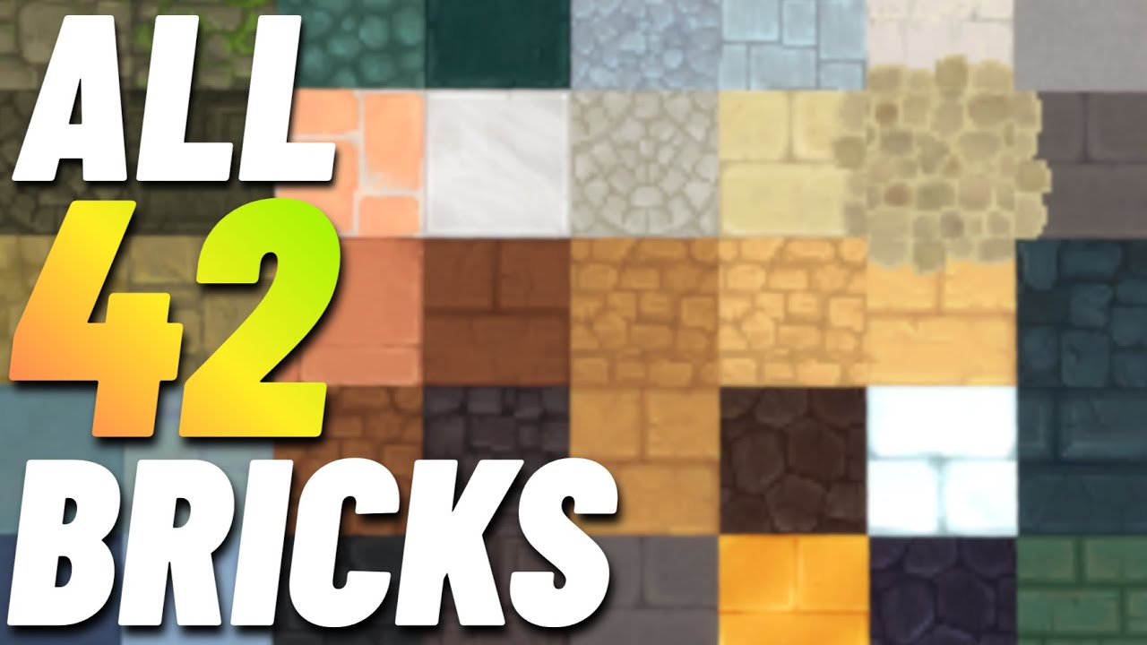 HYTALE - ALL 42 BRICK TYPES🧱 - YouTube